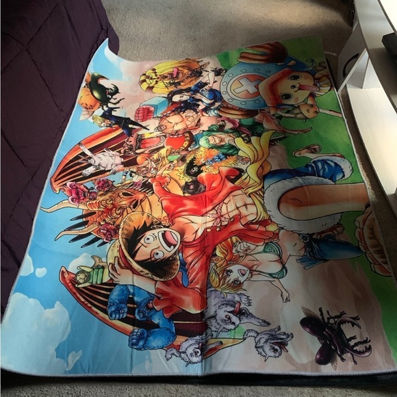 Other | Colorful One Piece Post Time Skip Anime Rug | Poshmark